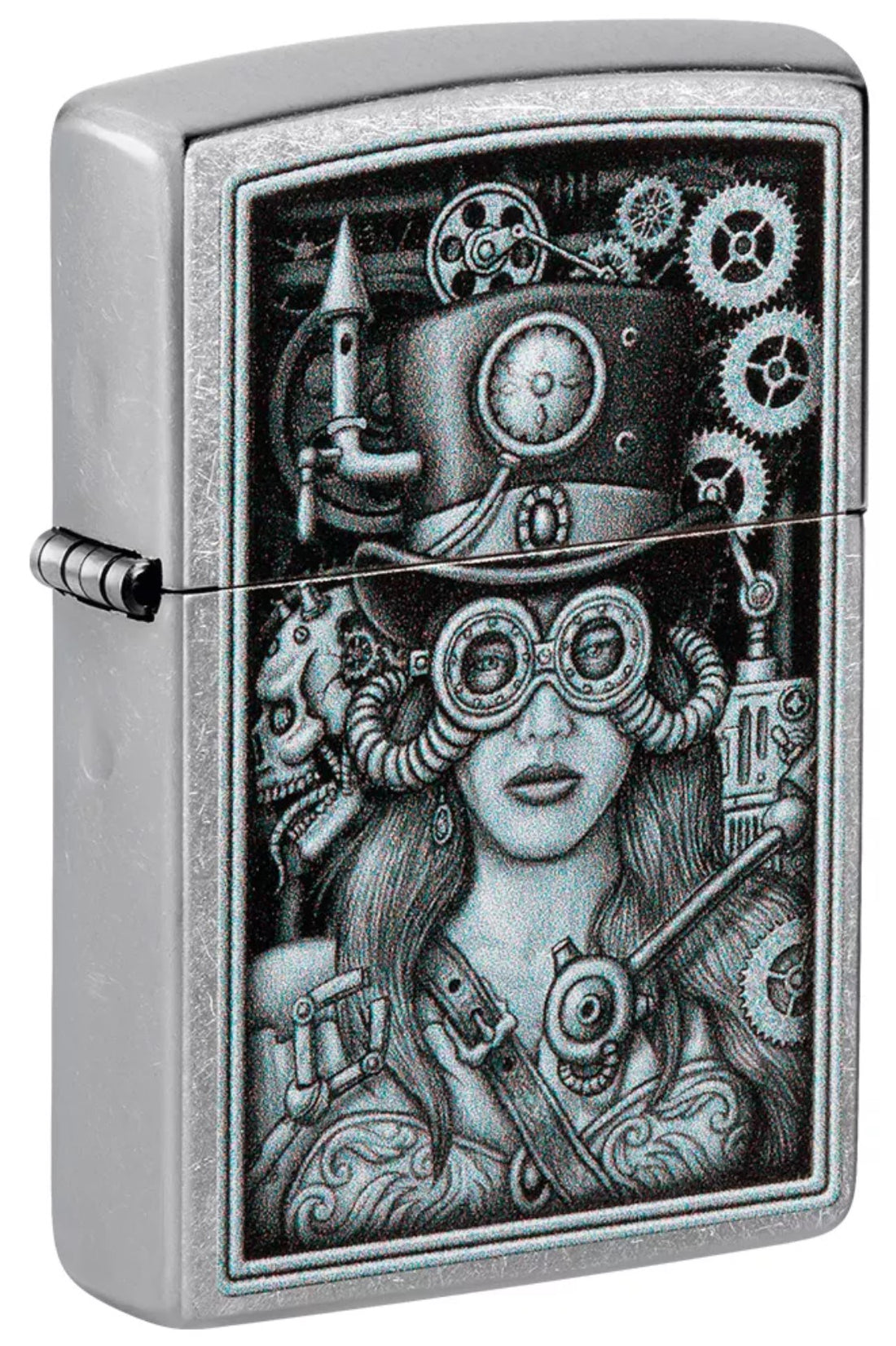Zippo Steampunk Design Black Matte Windproof Lighter – Zippo.ar