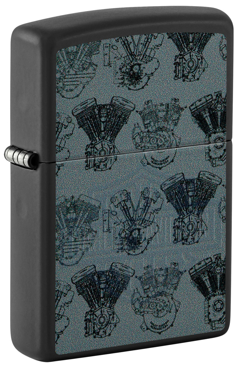 Zippo Harley-Davidson?? Black Light Logo Black Matte Windproof Lighter – Zippo.ar