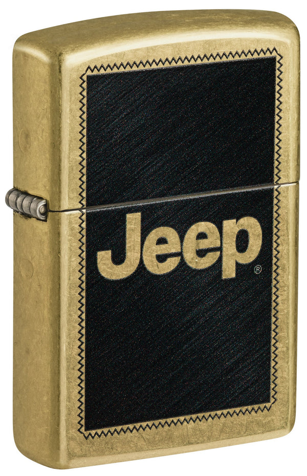 Zippo Jeep Stamp Design Regular Street Brass Windproof Lighter – Zippo.ar