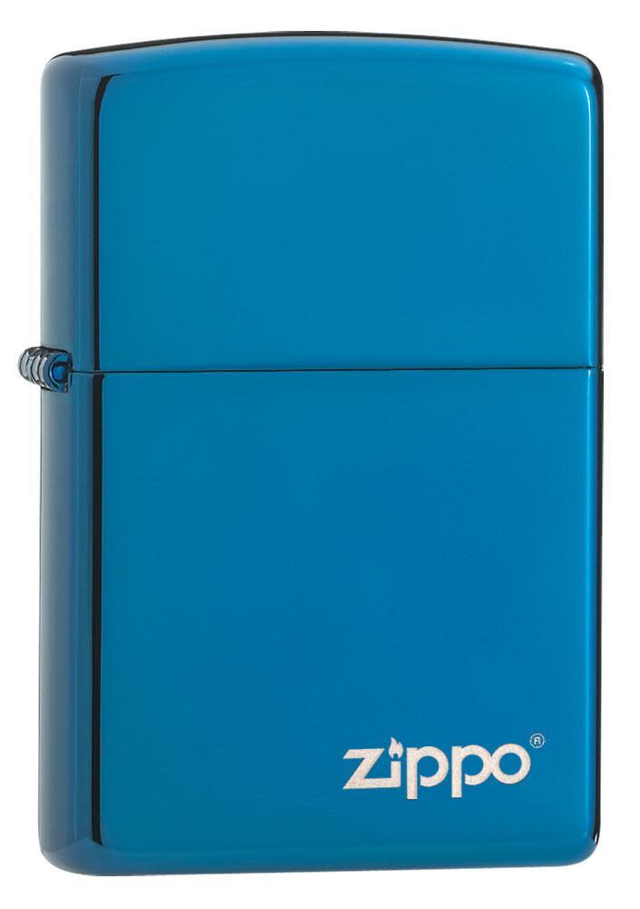 Classic High Polish Blue Zippo Logo Windproof Lighter – Zippo.ar