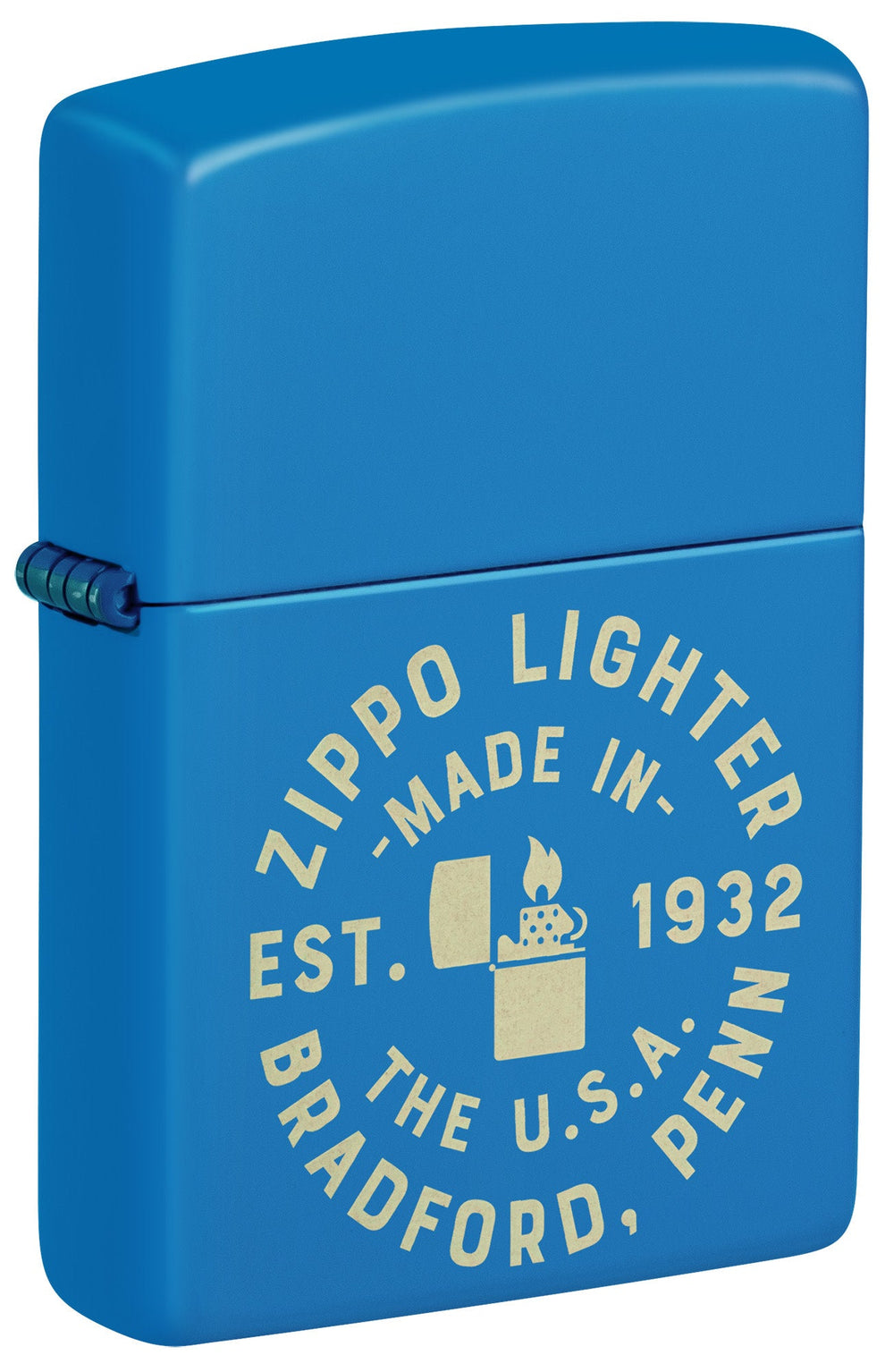 Zippo Seal Design Sky Blue Matte Windproof Lighter – Zippo.ar