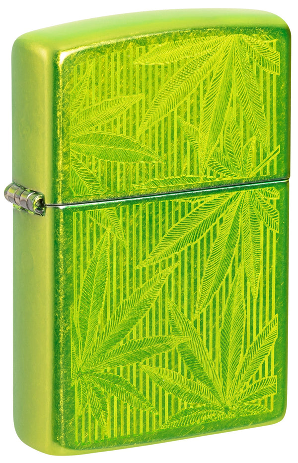 Zippo Iced Cannabis Design Lurid Windproof Lighter – Zippo.ar